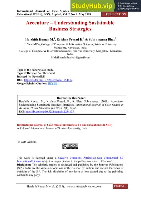 Accenture organisational structure | PPTX | Management Consulting ...