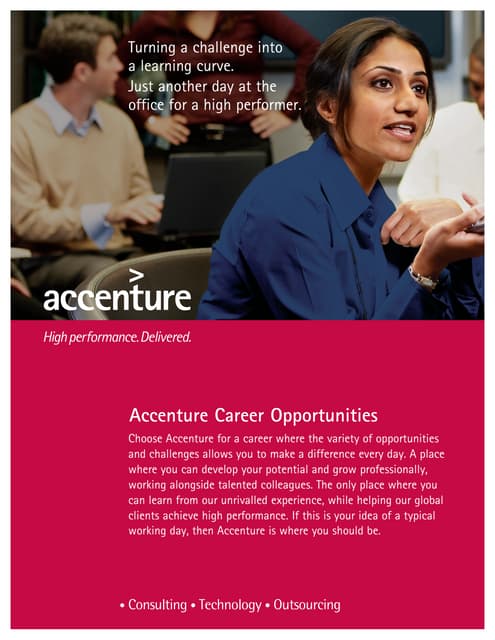 Accenture organisational structure | PPTX | Management Consulting ...