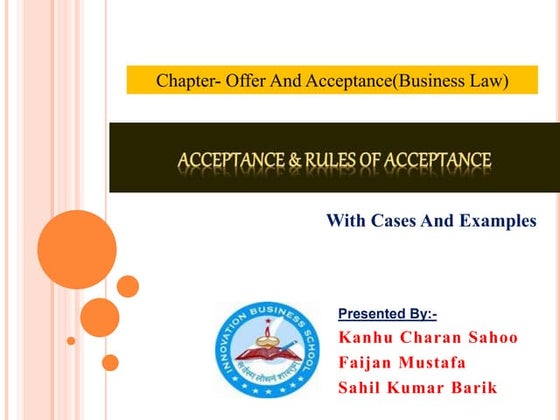 Acceptance | PPT