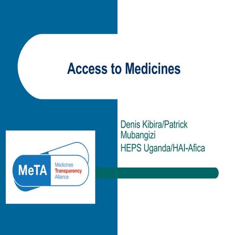 Access To Medicine | PPT