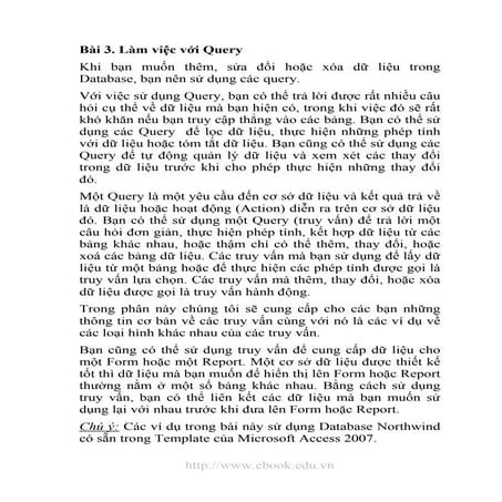 Access 2007 p3 | PDF