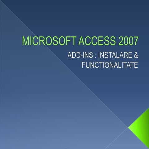 Access add ins | PPTX