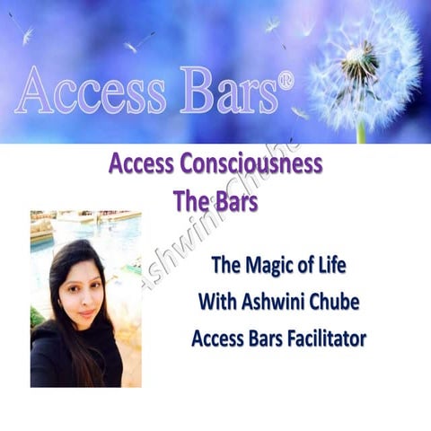Access Consciousness - Bars By Ms. Ashwini Chube | PPSX