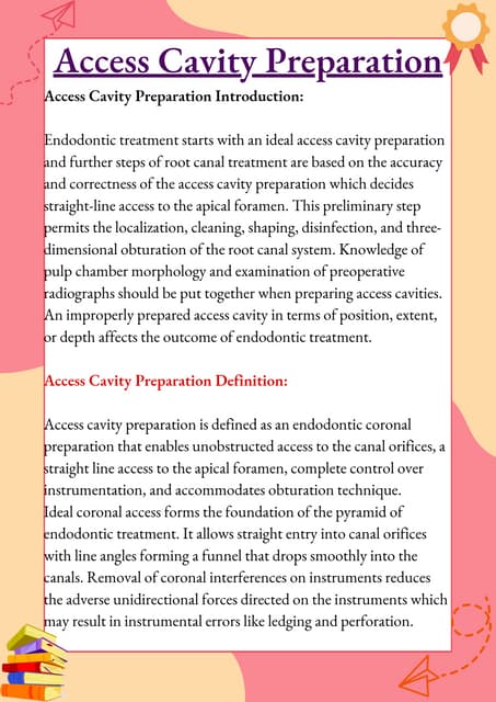Principles of Access cavity preparation.pptx