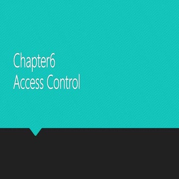 Access control | PPT