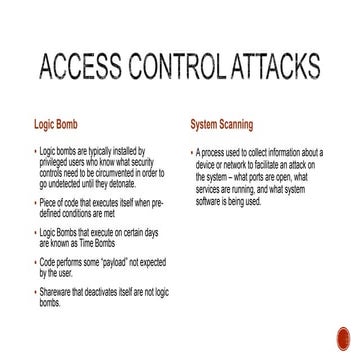 Access control attacks | PPTX