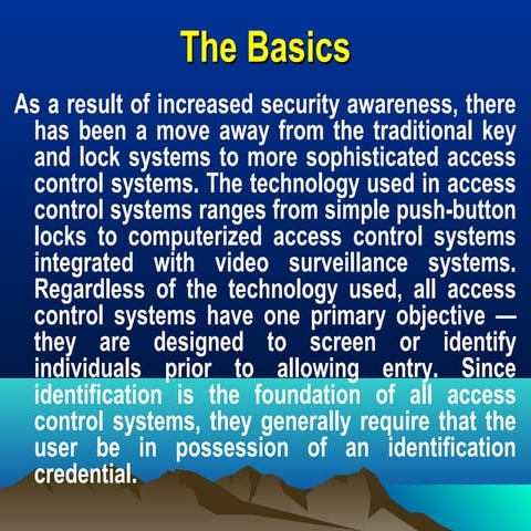 Access control basics-2 | PPT