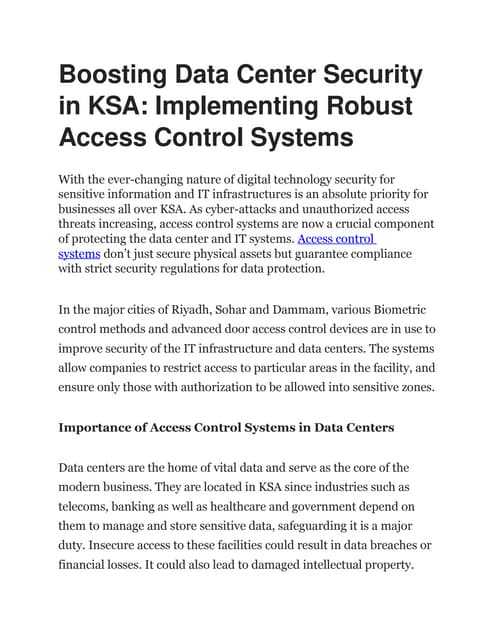 Access Control for Corporate Campuses in India.docx
