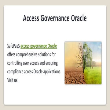 Access Governance Oracle Pptx