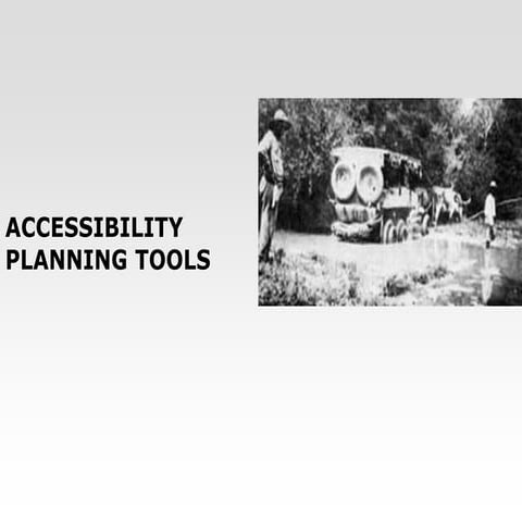 Accessibility-planning in master planning | PPT
