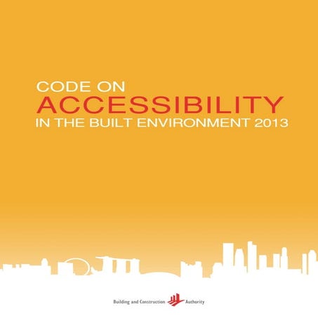 Accessibility code 2013 | PDF