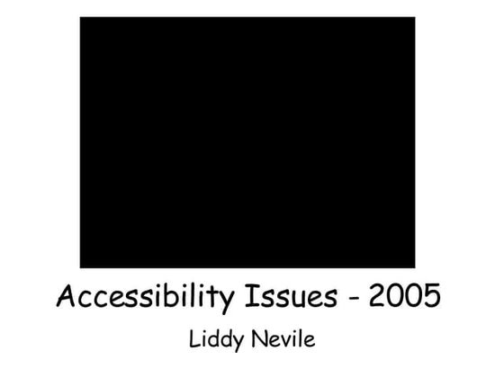 Disability Accessibility | PDF