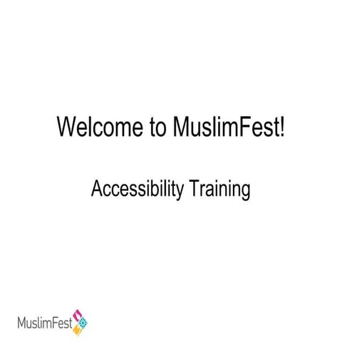 Accessibility Training | PPT