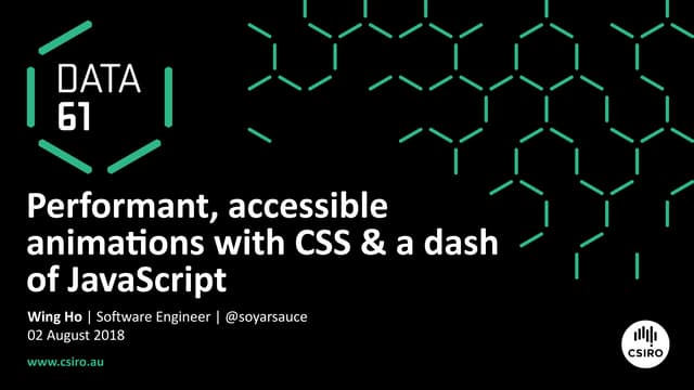 Performant, accessible animations with CSS & a dash of JavaScript | PPT Performant, accessible animations with CSS & a dash of JavaScript | PPT