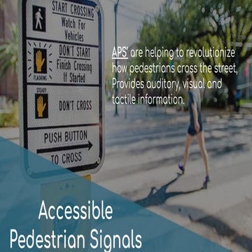 What is Accessible Pedestrian Signals | PDF