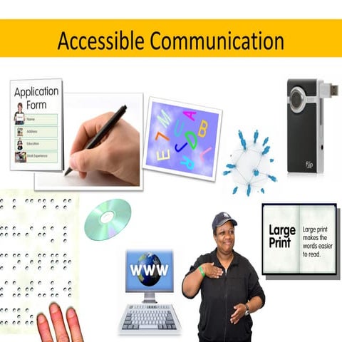 Accessible communications presentation | PPT
