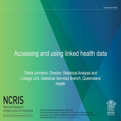 Accessing and using linked health data | PPTX