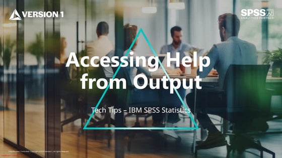Display Data File Information In Ibm Spss Statistics Pptx