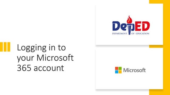 Steps in Activating Your DepEd Microsoft Office Account.pptx | Computing | Technology & Computing