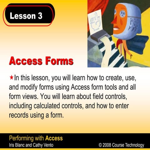 Access lesson 3 | PPTX