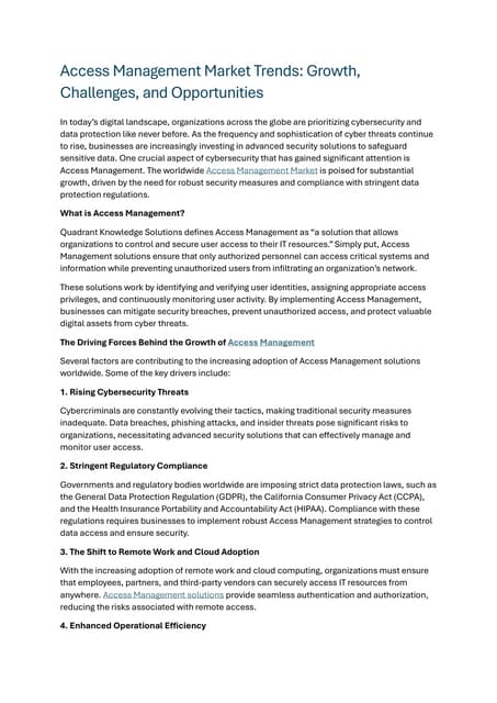 Identity and access management | PPT