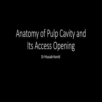 Access cavity preparation | PPTX