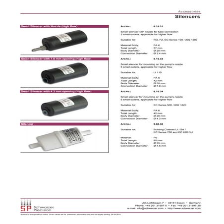 Exzenter-Membranpumpen EC Serie 700 von Schwarzer.com: Leistungsstark ...