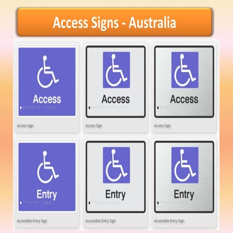 Access Signs - Braille Sign Distributors | PPT