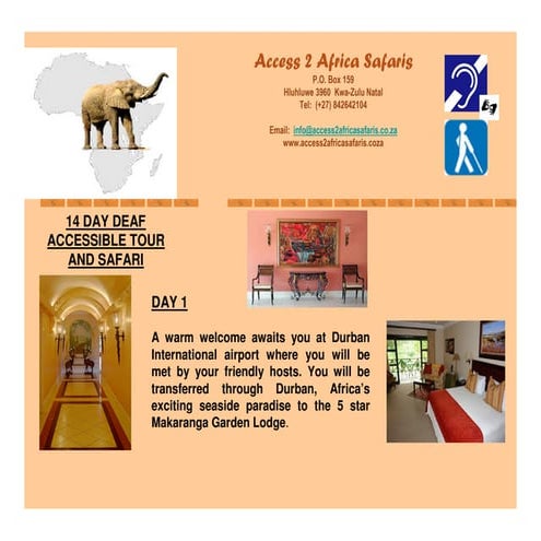 Access To Africa Deaf Tours | PPT