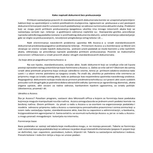 Cirkularna pisma u Word-u | PPT