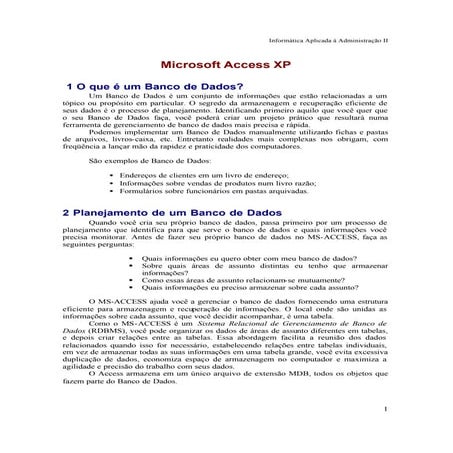 Microsoft Access | PPS
