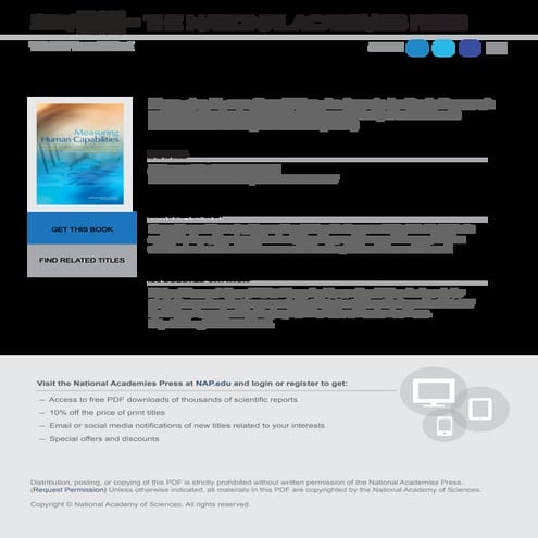 Measuring Human Capabilities | PDF