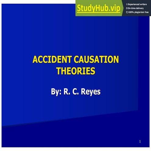 ACCIDENT CAUSATION THEORIES | PDF