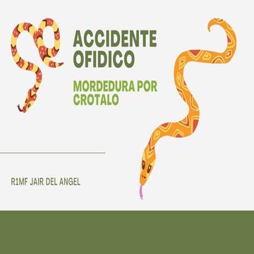 ACCIDENTE CROTALICO, MANEJO Y VTRATAMIENTO.pptx