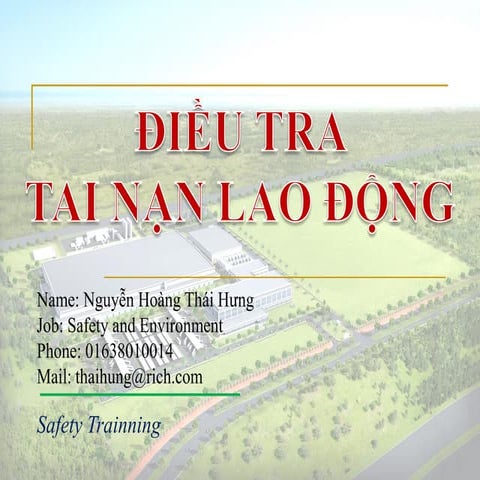 Điều tra tai nạn lao động | PDF