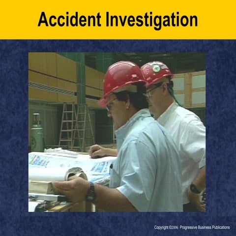 Accident Investigation power point presentation | PPT