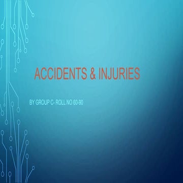 Accidents and Injuries (Community medicine lecture).ppt