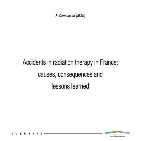 Accidents In Radiation Therapy | PDF