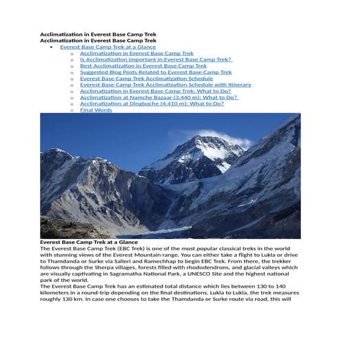 Acclimatization in Everest Base Camp Trek.docx