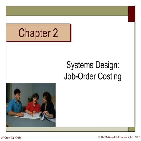 Acc mgt noreen02 systems design job order costing | PPTX