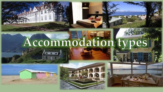 Different types of accommodations (1).pdf | Bed & Breakfasts | Travel Type