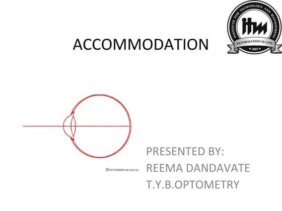 Near point and far point of accommodation | PPTX | Eye and Vision ...