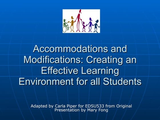 ACCOMMODATION AND MODIFICATION IN THE K-12 CURRICULUM | PPT