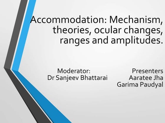 Near point and far point of accommodation | PPTX | Eye and Vision ...