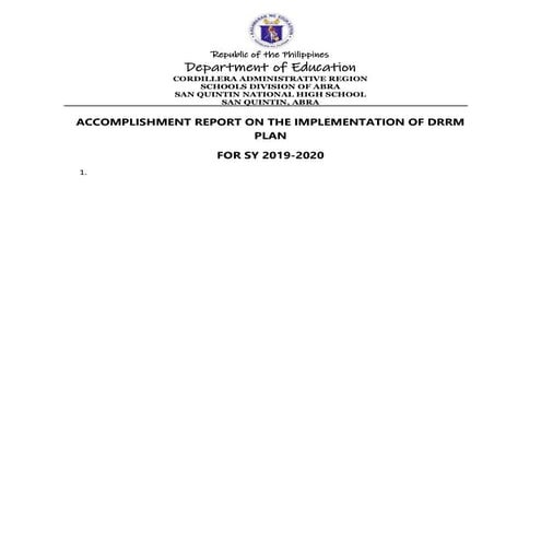 ACCOMPLISHMENT REPORT DRRM PLAN.docx