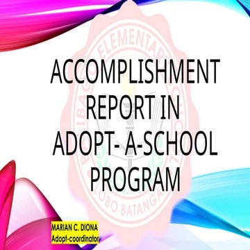 This is a sample report of Accomplishment REPORT IN ADOPT.pptx