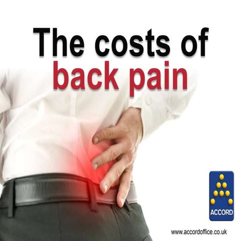 The costs of back pain - the facts and figures you need to know | PPTX