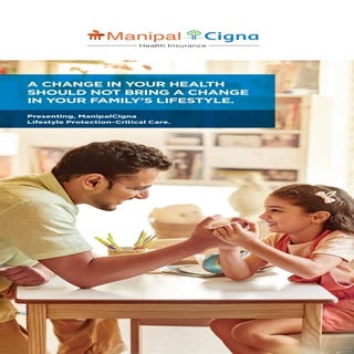 Discover the ManipalCigna Lifestyle Protection Critical Care Brochure ...
