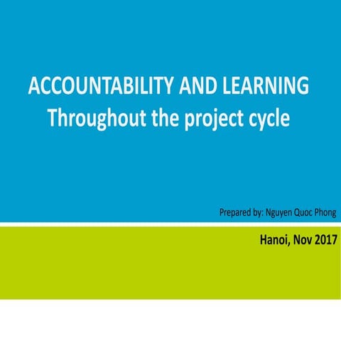 Accountability and Leaning | PPTX