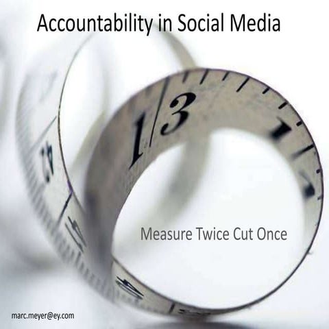 Accountability in Social Media | PPTX